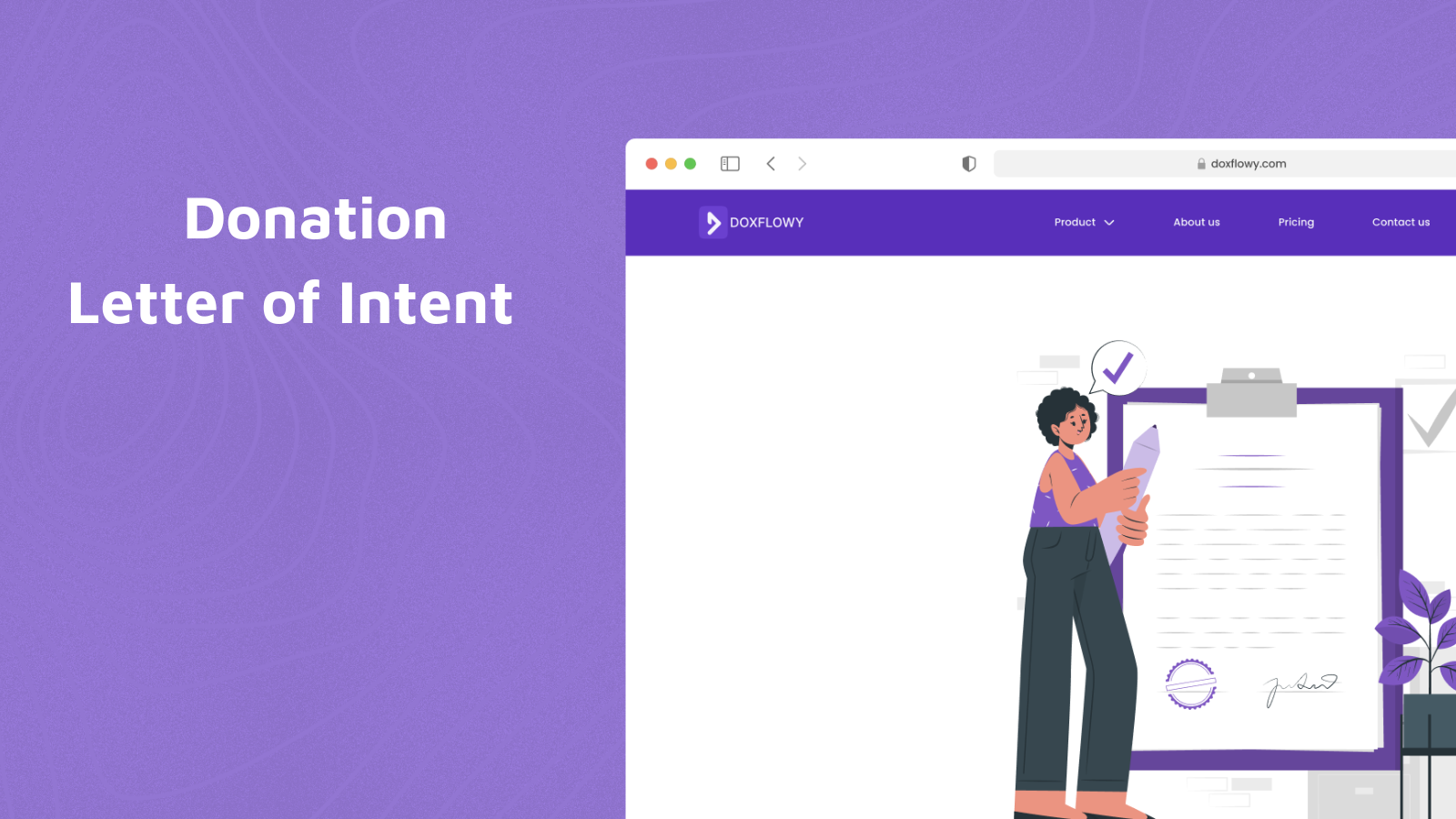 Free Letter of Intent to Give Donation (Sample) - DoxFlowy