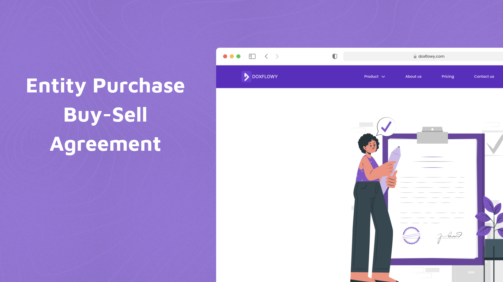 Free Entity Purchase Buy-Sell Agreement Template - DoxFlowy